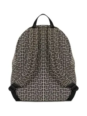 Balmain Pulse Backpack With Jacquard Monogram