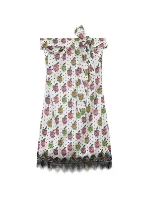 Gcds Short Dress With Print
