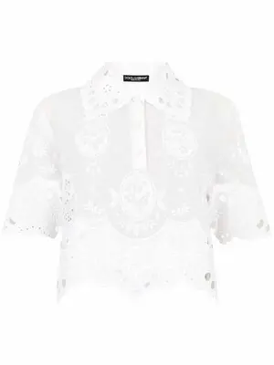 Givenchy Embroidered Wool-cashmere Polo Shirt - White