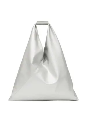 MAISON MARGIELA Japanese Folded Triangular Tote Bag Metallic