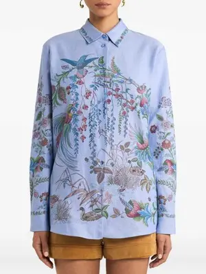 UMA WANG Floral Print Shirt
