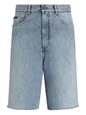 Dolce & Gabbana Logo Denim Shorts