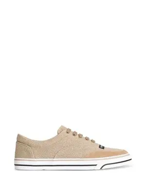 Dolce & Gabbana Dg Sailing Linen Sneakers - Brown