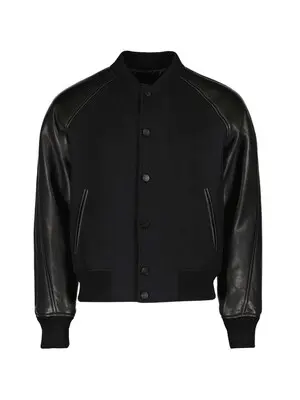 Givenchy Paneled Bomber Jacket - Black