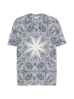 Etro Paisley Print T-shirt - Blue