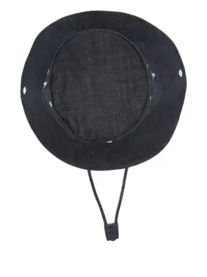 Marni Bucket Hat With Logo - Blue