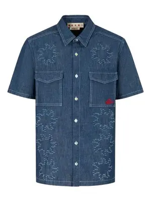 Marni Pocketed Shirt - Blue