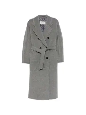 Max Mara Double-breasted, Buttoned Coat With Belt