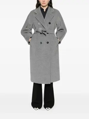 Max Mara Double-breasted, Buttoned Coat With Belt