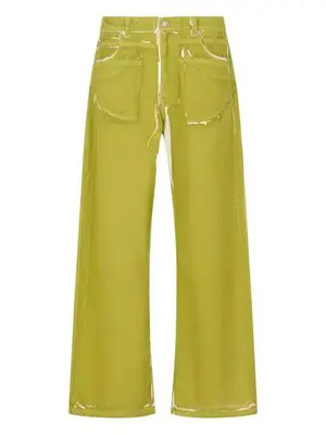 Marni Printed Trousers - Green