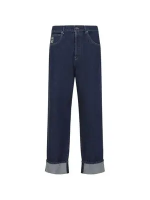Marni Embroidered Jeans - Blue