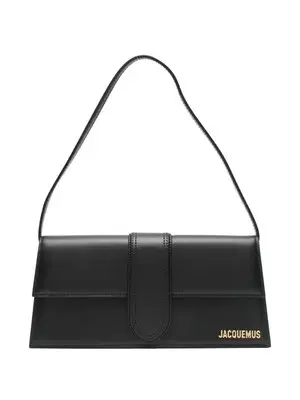 Jacquemus Le Bambino Long Leather Crossbody Bag - Black