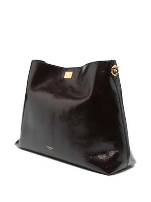 Marni Dolce & Gabbana Logo Plaque Shoulder Bag - Brown