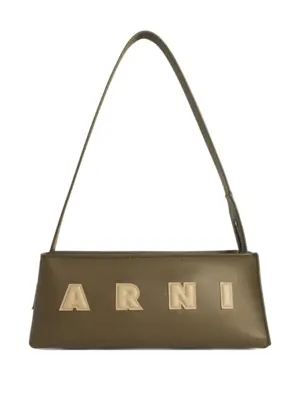 Dolce & Gabbana Shoulder Bag With Logo Plaque - Green