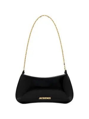 Jacquemus Chain Shoulder Bag - Black