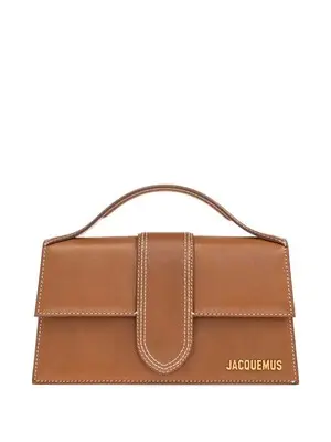 Jacquemus Big Bambino Leather Top Handle Bag - Brown