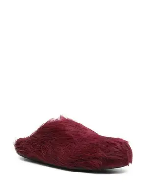 Marni Footbed Mules - Red