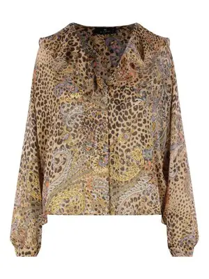 Etro Printed Silk Shirt - Multi