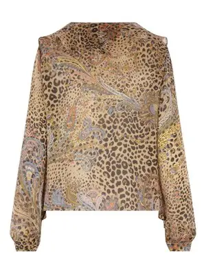 Etro Printed Silk Shirt