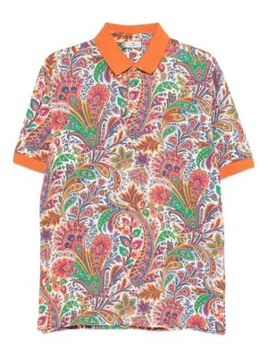 Etro Paisley Print Polo