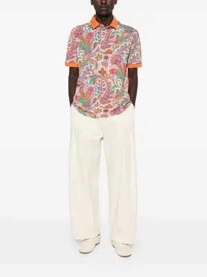 Etro Paisley Print Polo