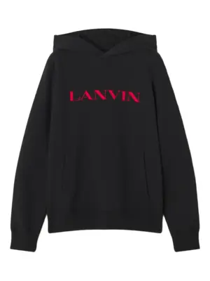 Jacquemus Logo Hoodie - Black