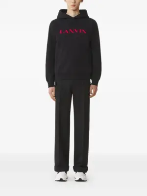 Jacquemus Logo Hoodie - Black