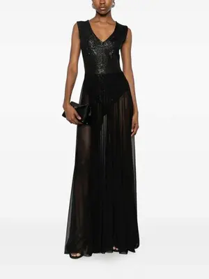 Norma Kamali V-neck Dress