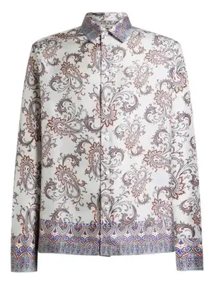 Etro Paisley Leaf Print Shirt