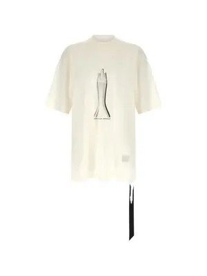 Rick Owens Jumbo Printed T-shirt - White