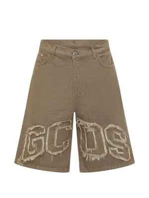 Gcds Logo Shorts - Brown