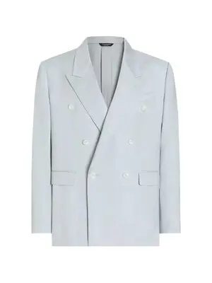Dolce & Gabbana Double-breasted Viscose Shantung Jacket