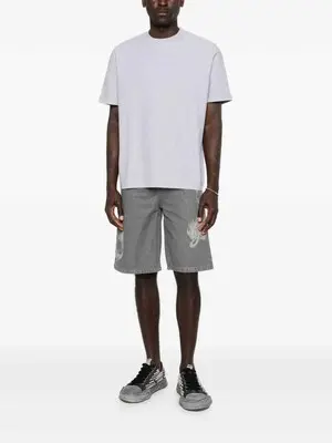 Gcds Printed Denim Shorts