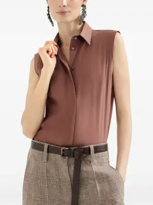 Brunello Cucinelli Sleeveless Shirt
