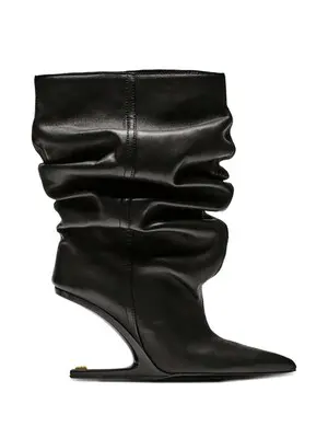 Balmain No-wedge Ankle Boots - Black