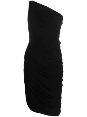 Norma Kamali One-shoulder Diana Dress - Black