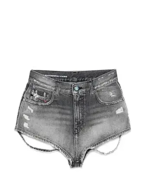 DIESEL® Distressed-look Shorts - Grey