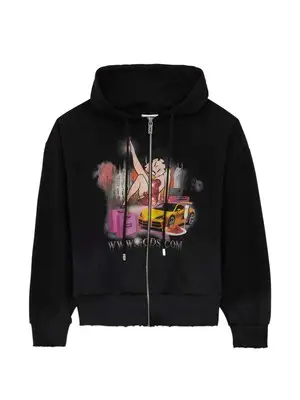 Gcds X Betty Boop Zip Hoodie