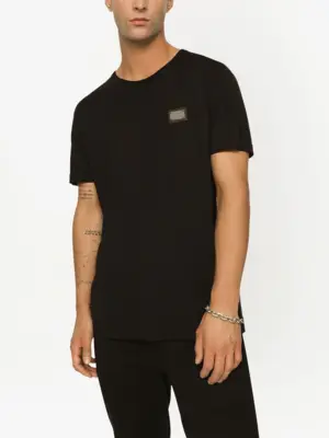 Dolce & Gabbana T-shirt With Logo Plaque