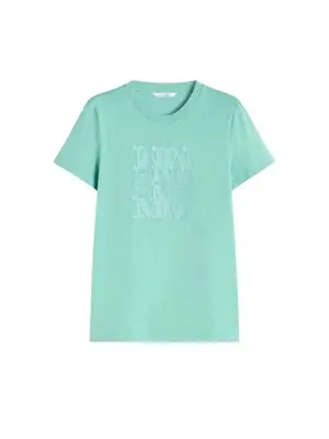 Max Mara Mxmgiovane Logo T-shirt - Blue
