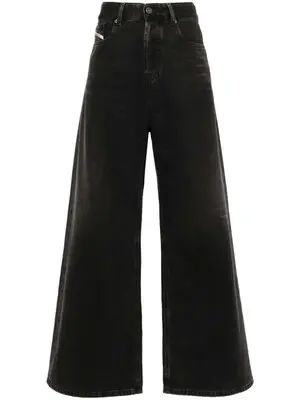 DIESEL® D-sire Wide-leg Jeans, 1996 - Black