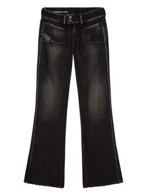 DIESEL® D-hush 09n50 Jeans With Appliqu - Black