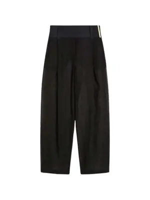 Sportmax Spsfavetta Trousers With Inserts Black