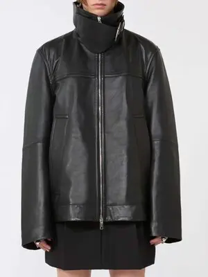 Sportmax Oversized Leather Jacket