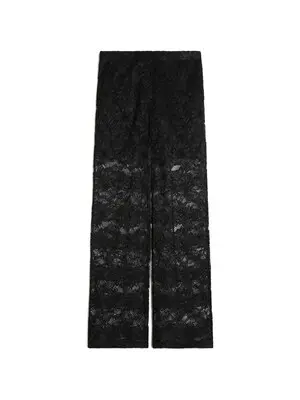 Sportmax Floral Pants - Black