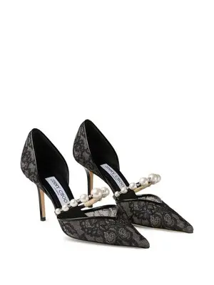 JIMMY CHOO Aurelie 85mm Lace Pumps