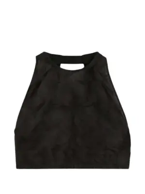 Max Mara Mxsfumetto Crop Top With Cut-out - Black