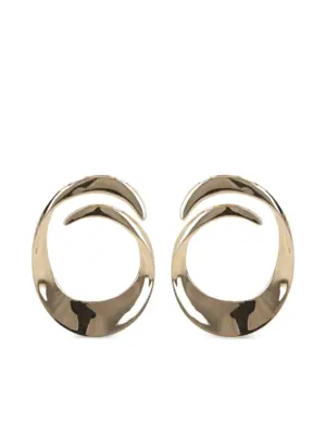 SELF-PORTRAIT Swirl Earrings - Metallic
