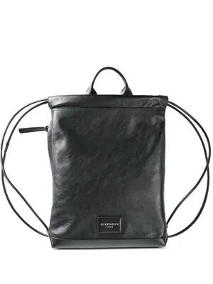 Givenchy Antigona Stamped Medium Drawstring Backpack - Black