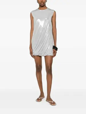 Norma Kamali Draped Mini Dress
